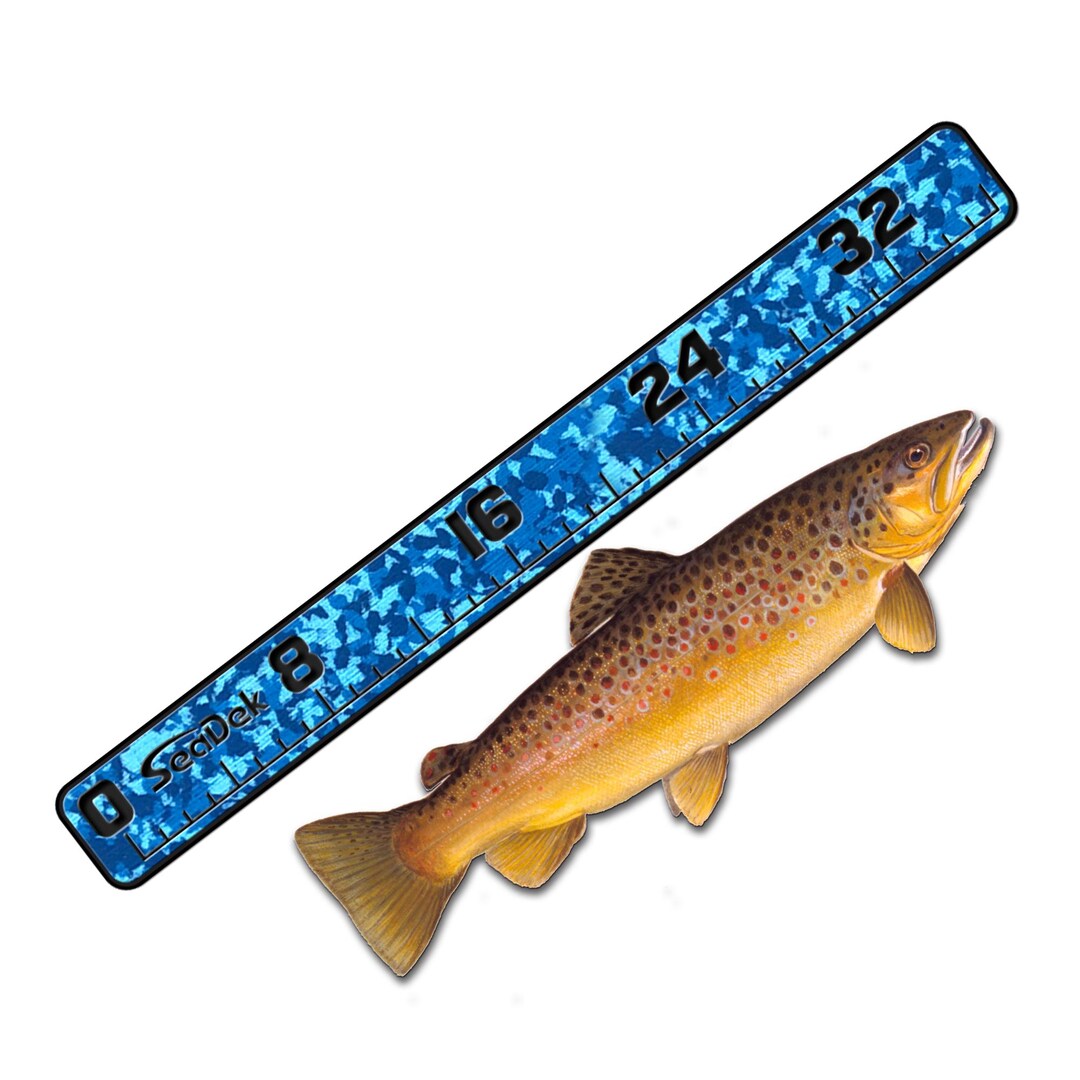 Seadek 36" Fish Ruler - Marine EVA Foam - Strong Stick Adhesive - Non ...