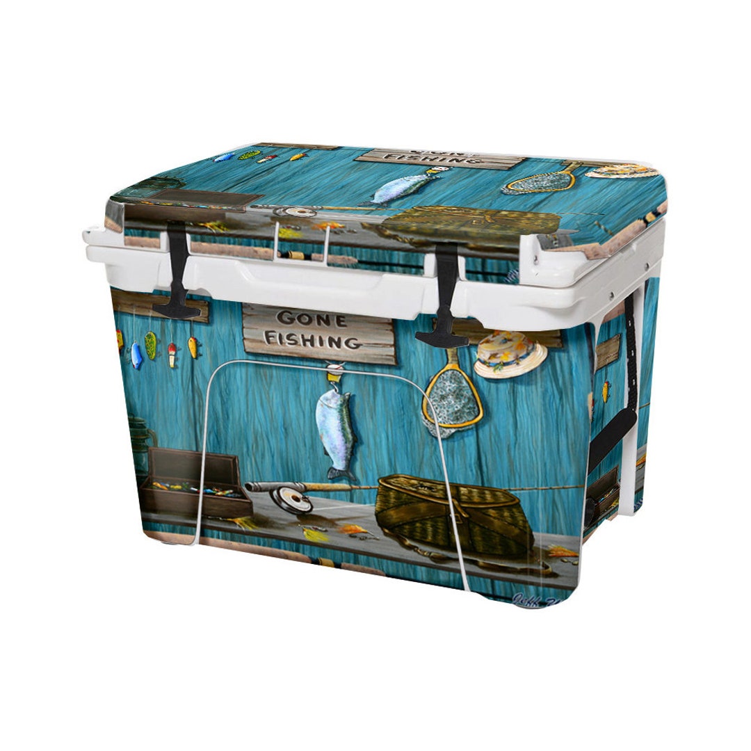 Vinyl Cooler Wrap Fits YETI Roadie 20QT (cooler Not Included) Skin Decal Sticker FULL Kit - Gone ...