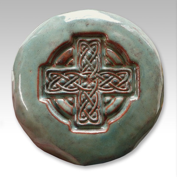 Silver Celtic Cross - Etsy