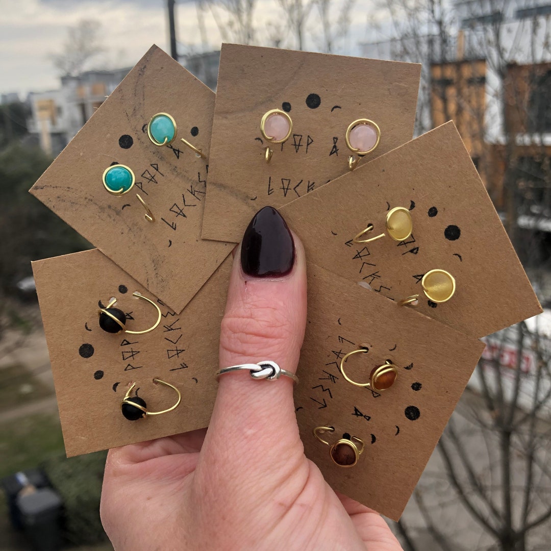 Ear Huggers , Ear Huggies , Ear Threaders , Tiny Hoop Earrings ...