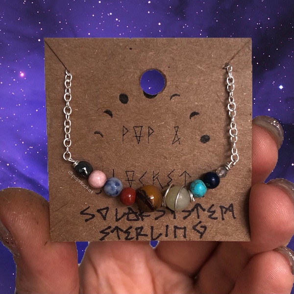 Solar System Necklace - Etsy