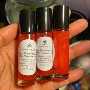Dragon Blood Perfume Oil - Protection ~ Purgative ~ Love ~ Money ...