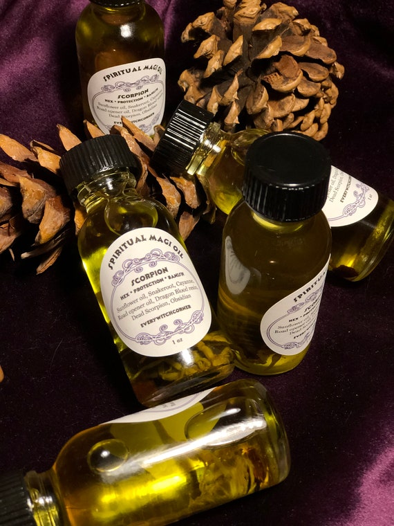 Scorpion Oil 1 Oz Bottle Ritual Oil Hoodoo Voodou - Etsy