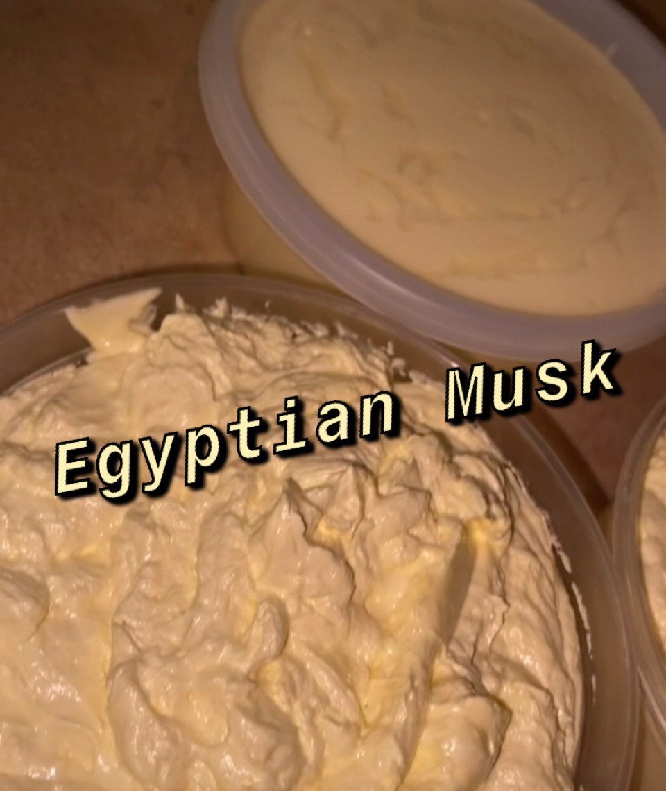 Egyptian Musk Body Gold Butter 8 Oz Natural Whipped | Etsy