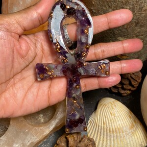 Oya Ankh ~ Amethyst ~ Garnet ~selenite ~ Copper - Etsy