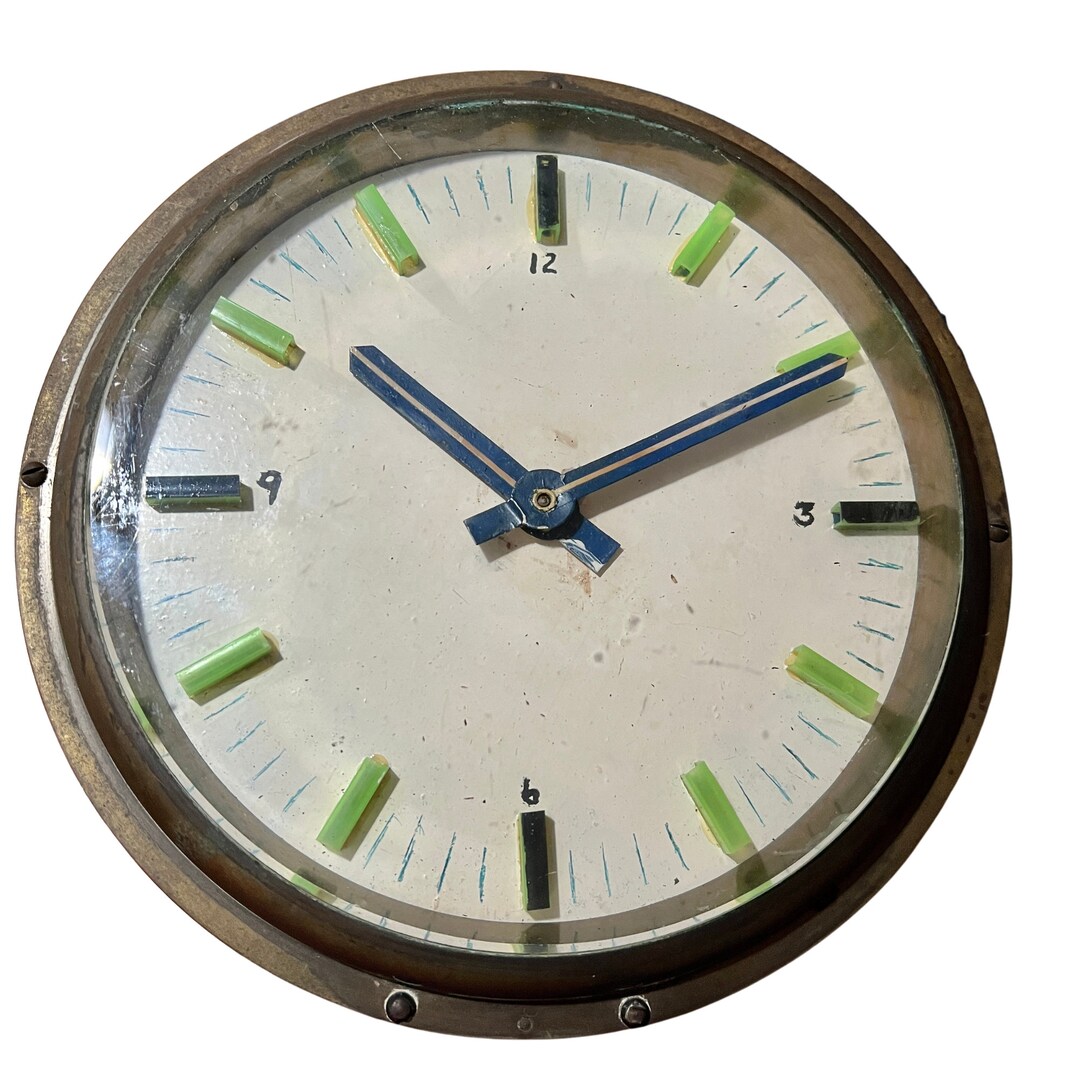 Vintage Heavy PUL SYN ETIC Impulse Clock Home Decor - Etsy