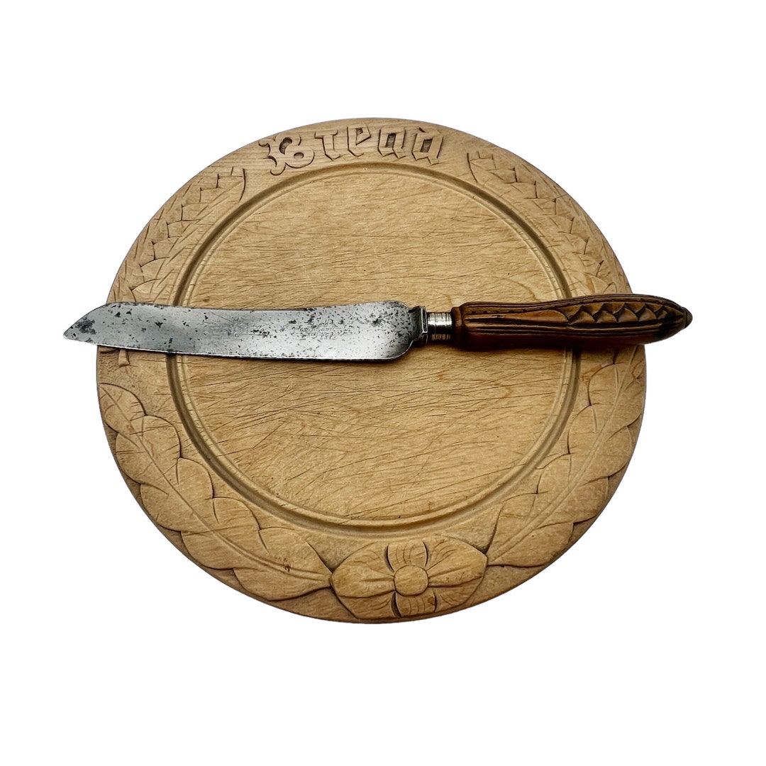 Antique Victorian Carved Bread Cutter - Bread Slicer - George Butler ...