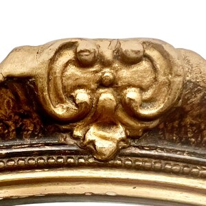 Vintage Large Bevelled Gilt Edged Table Mirror Dressing Table Bedroom ...