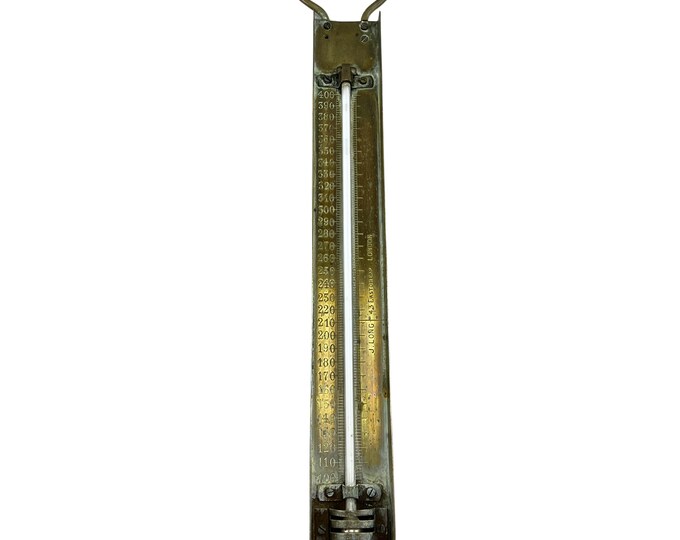 Antique Large Confectionary Brass Thermometer - Candy Thermometer - Jam ...