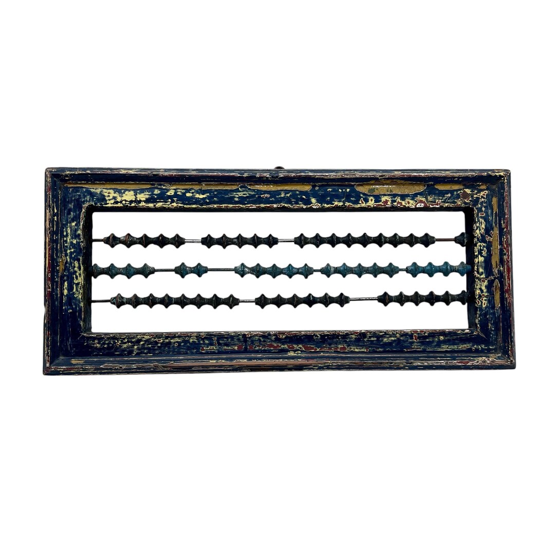 Antique Wooden Wall Hanging Abacus - Wall Art - Original Layered ...