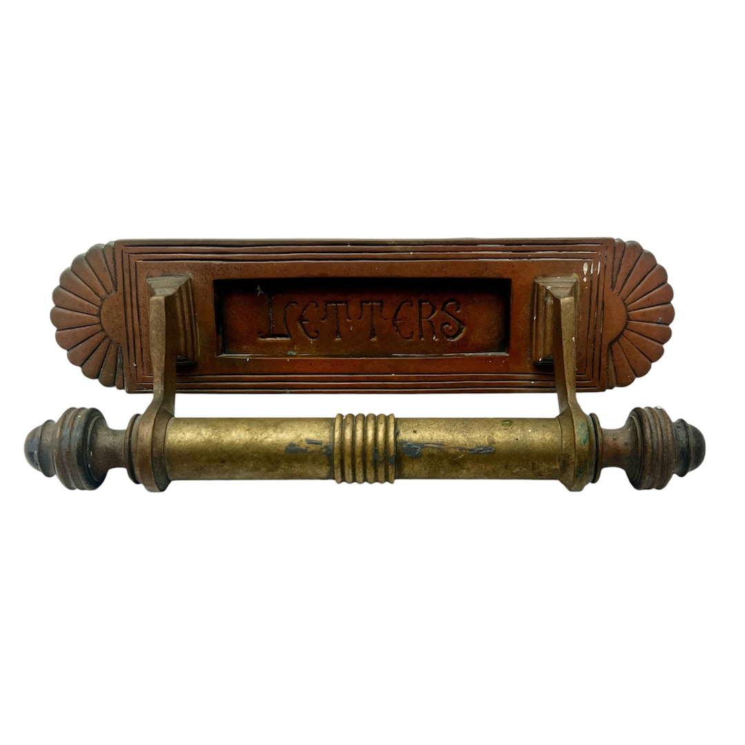Antique Victorian Brass Letter Box - Letters - Door Furniture - Home ...