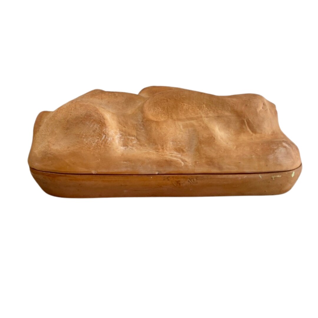 Vintage Terracotta Roasting Pot - "rabbit" - Kitchenalia - Etsy