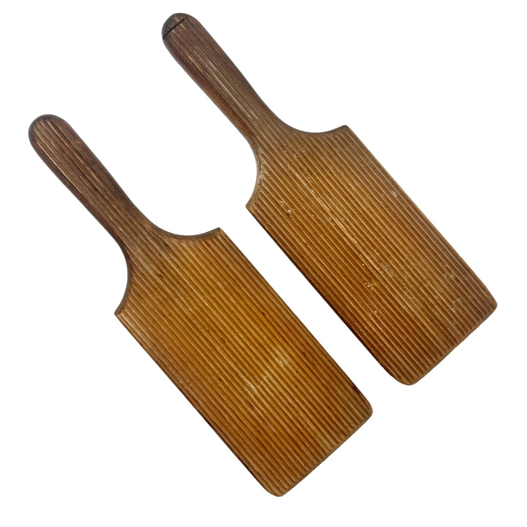 Antique Victorian Pair of Butter Pats - Butter Paddles - Dairy ...