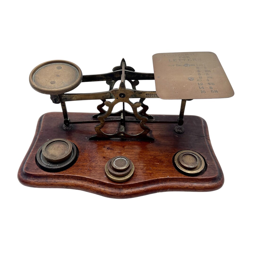 Antique Victorian Letter Scales - Postal Scales - Study Decor - Shop ...