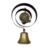 Butlers Bell Kit With Black Iron Pull - Brass - Etsy