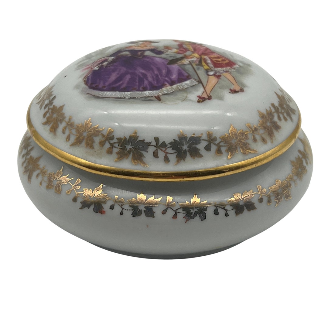 Vintage Limoges Pot With Lid - Home Decor - Etsy