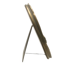 Vintage Large Bevelled Gilt Edged Table Mirror Dressing Table Bedroom ...