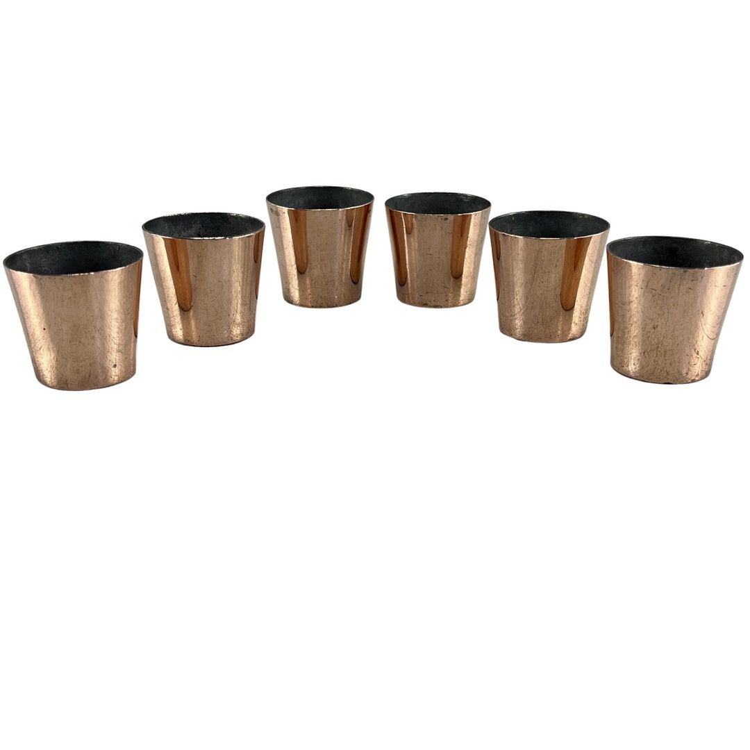 Antique Set of 6 Small Copper Measures - No 1 - Kitchenalia - Etsy