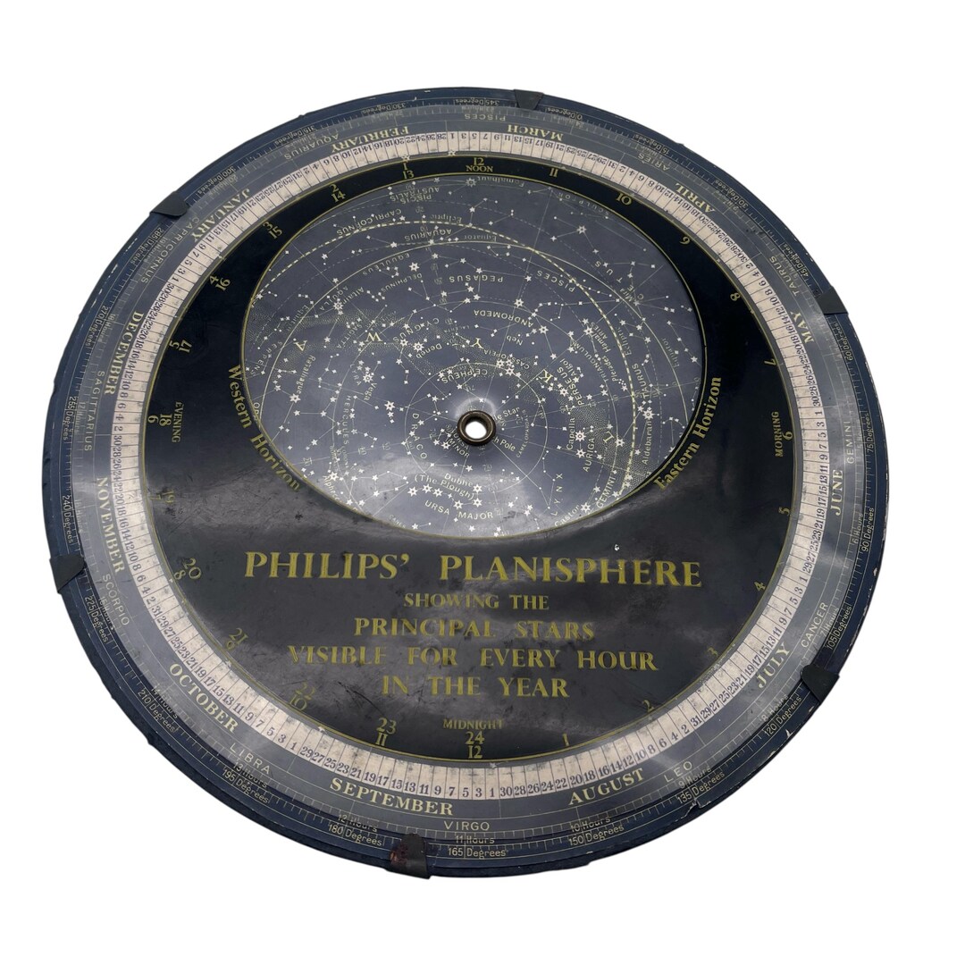 Antique George Philip & Son Planisphere - Astronomical Aid - Study ...