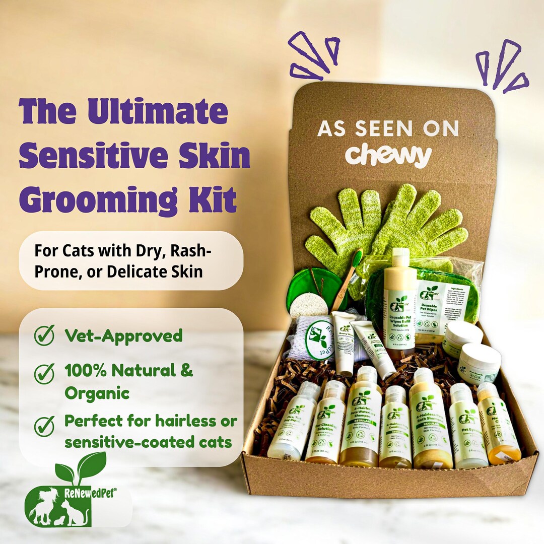 Hairless Pets Sensitive Skin Pet Grooming Kit - Etsy