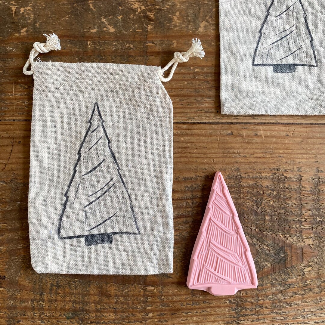 Rubber Stamp Winter | Hand Carved Stamp | Mounted or Unmounted ...