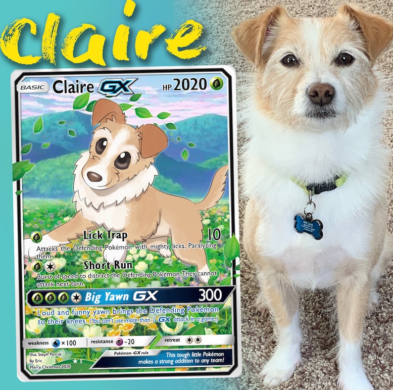 Custom FULL ART Pokemon Card - Etsy