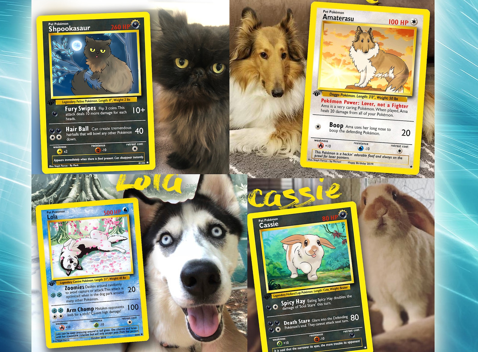 Your Pet as a Pokemon Card - Etsy
