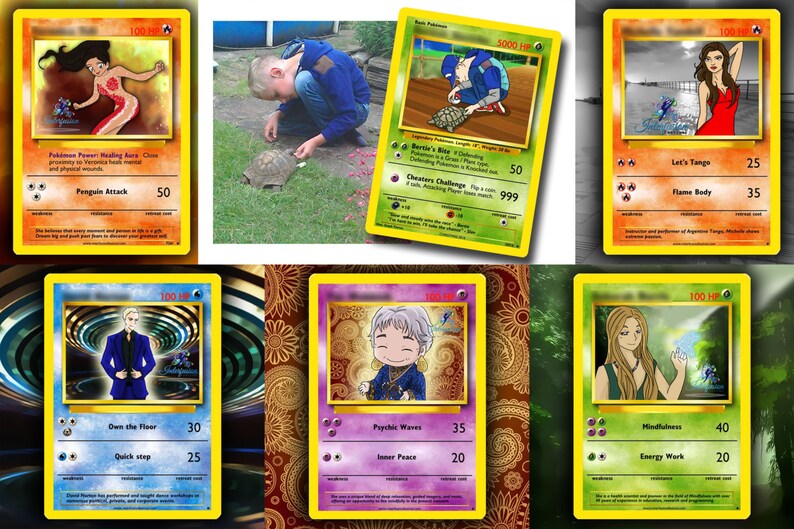 People as pokemon cards | Etsy