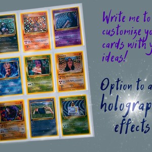Custom Pokémon Card From PHOTO - Etsy
