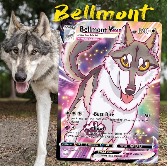 Vmax Pet Custom Card - Etsy