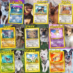 Your Pet as a Pokemon Card - Etsy