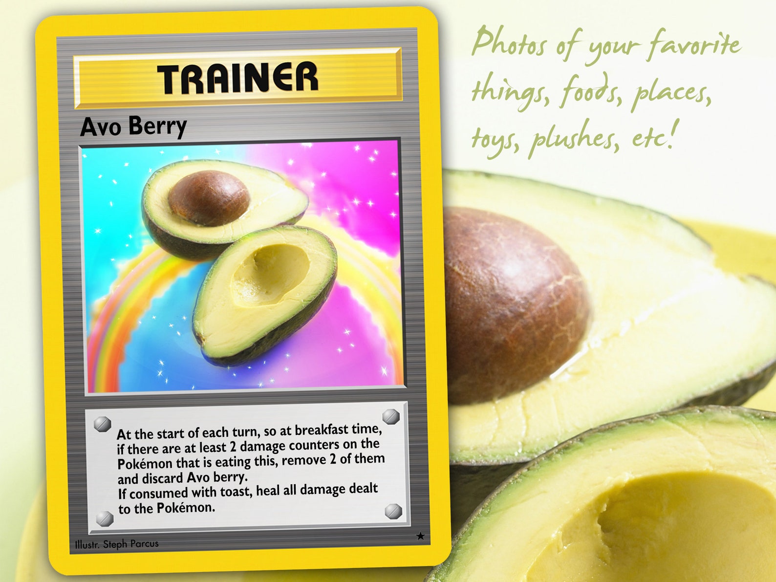 Custom Pokémon Card From PHOTO - Etsy