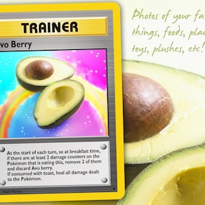 Custom Pokémon Card From PHOTO - Etsy