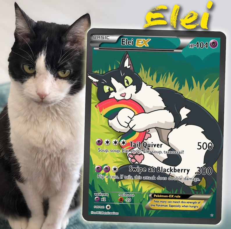 Custom FULL ART Pokemon Card - Etsy