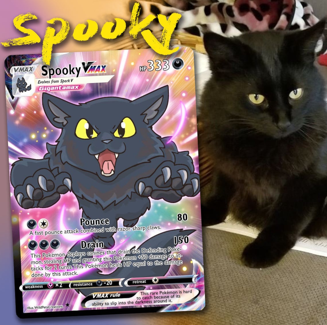 Custom FULL ART Pokemon Card - Etsy