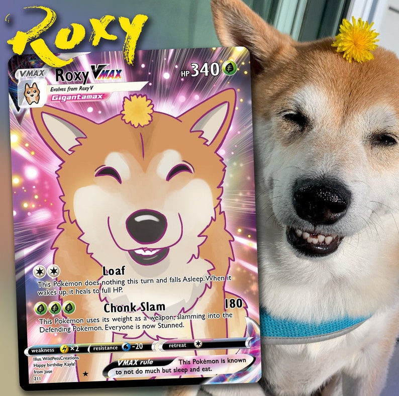 Custom FULL ART Pokemon Card - Etsy