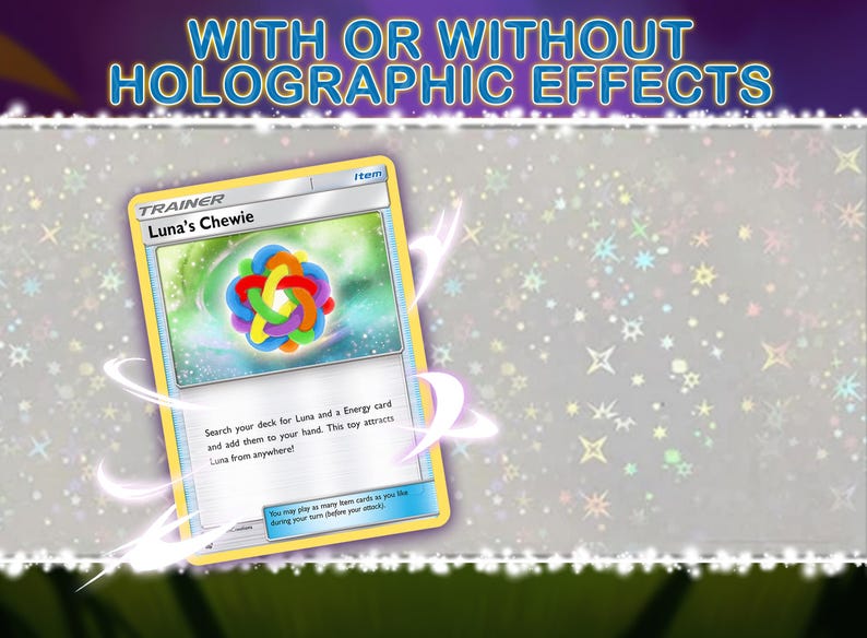 Custom Item Trainer Card Pokemon TCG - Etsy
