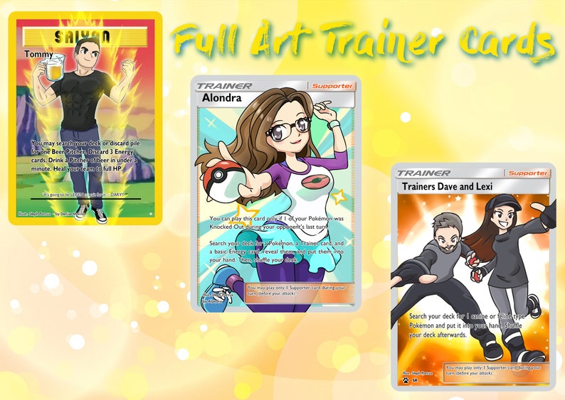 TRAINER Pokemon Card - Etsy