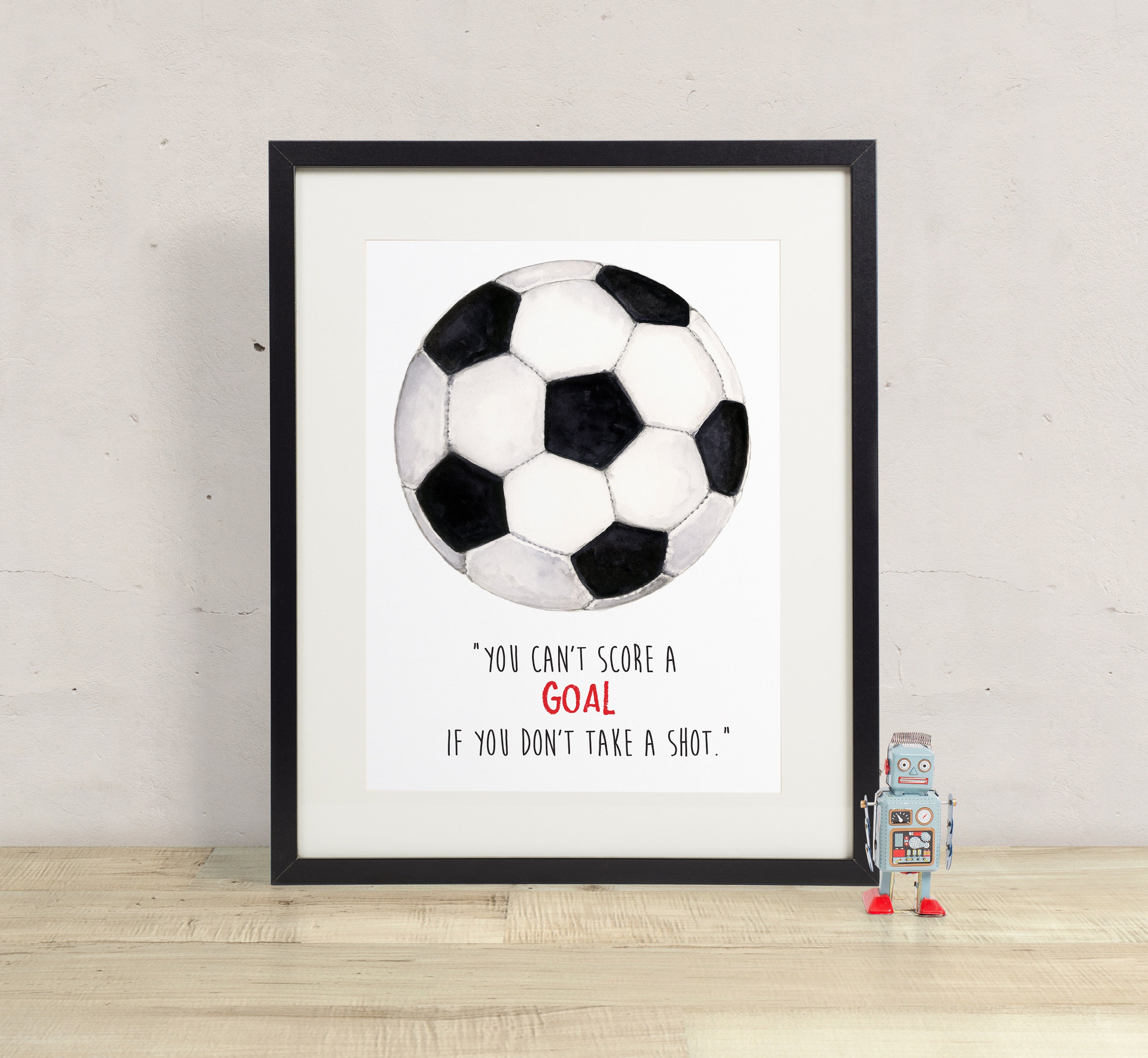 Sports Art,sports Art Set,sports Inspirational Quote,boy's Wall Art ...