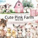 Farm Life, Watercolor Clipart, Farm Clipart, Farm Animals, PNG File ...