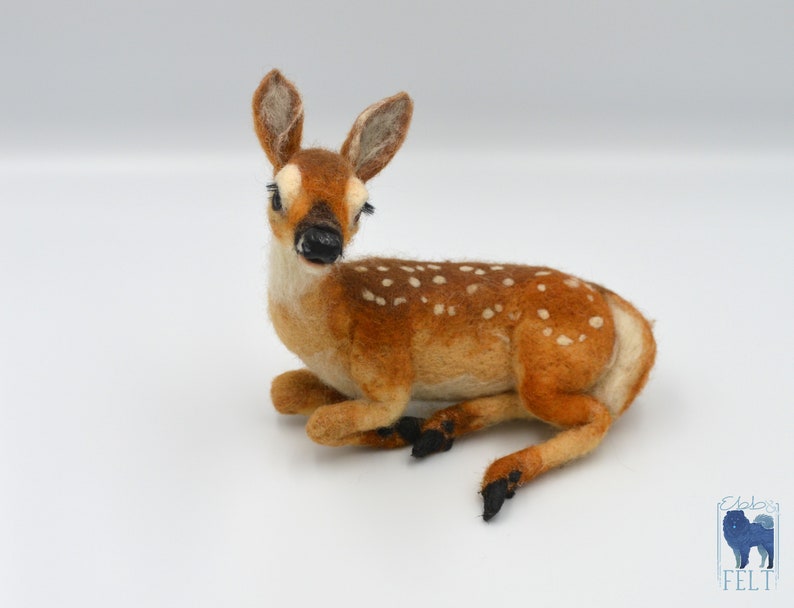 Fawn White-tailed Deer 3D Sculpture * Ready to Ship! - Etsy