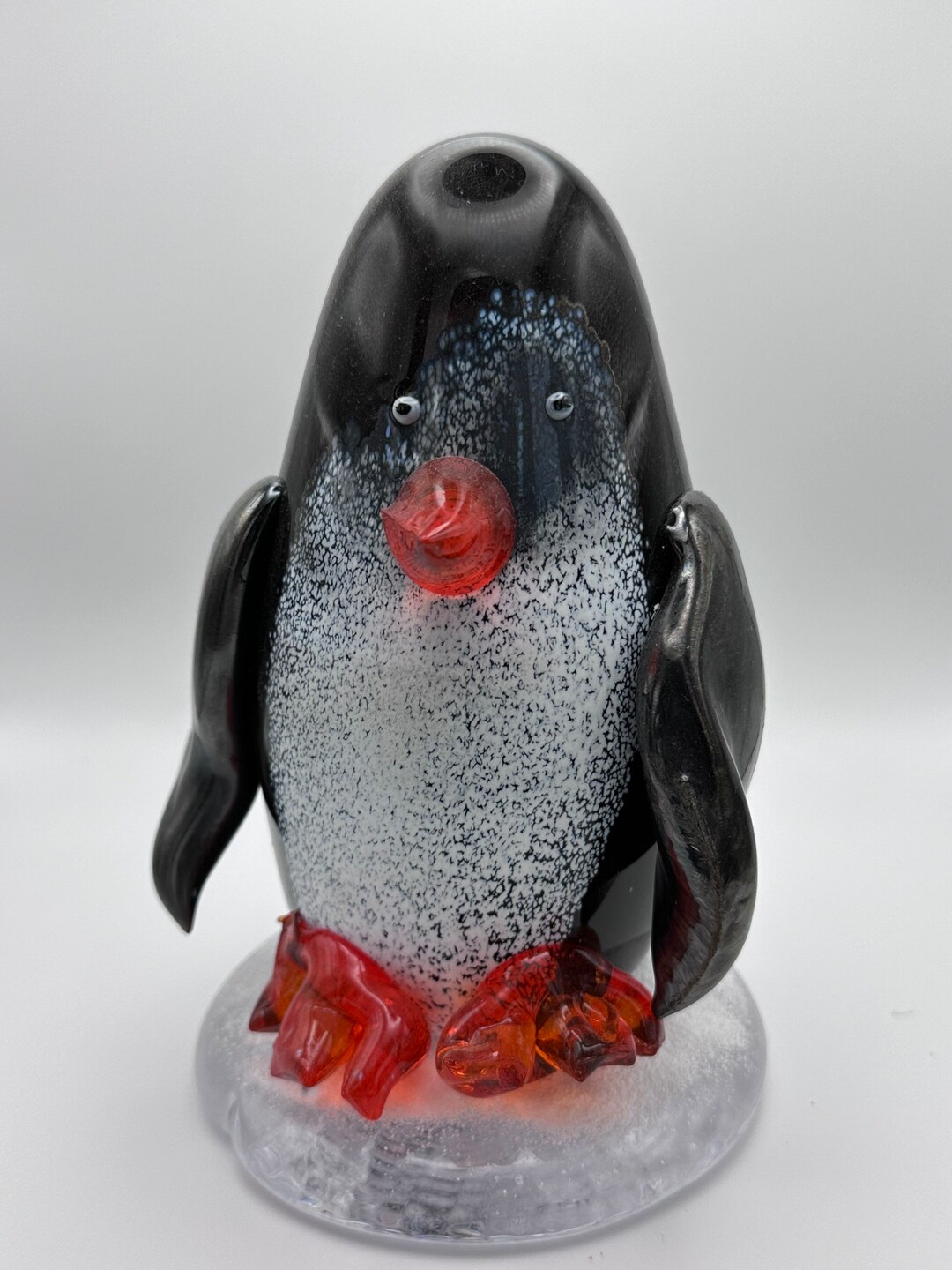 Adorable Medium Sized Hand Blown Glass Penguin - Etsy