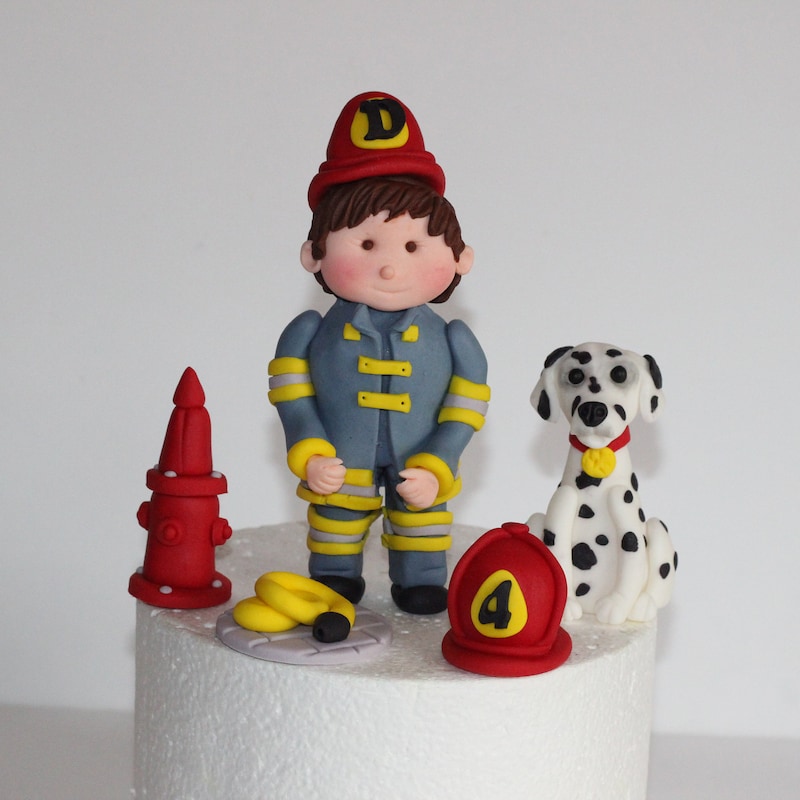 Fireman Cake Topper - Etsy