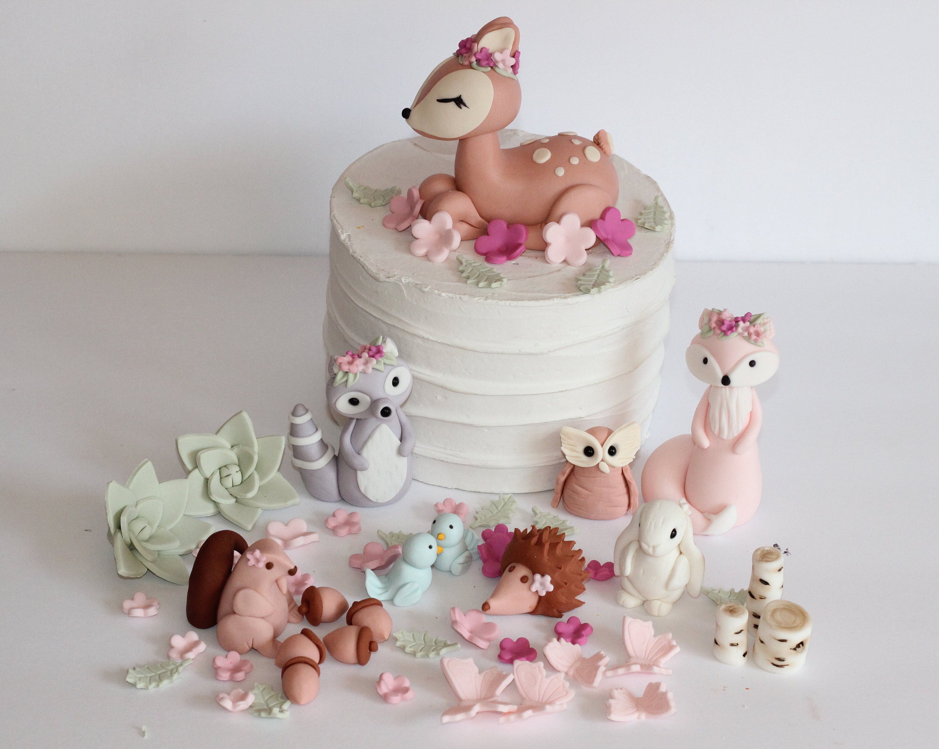 Fondant Large Deer Dream Catcher Boho Cake Decoration Girly Colors - Etsy