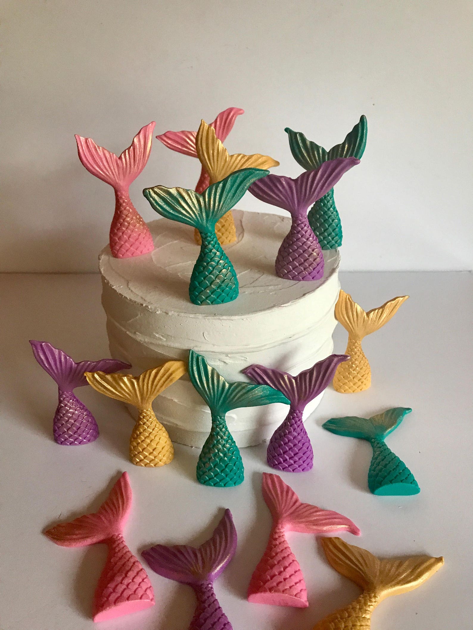 Mermaid Party 40 Sea Shells or 12 Mermaid Tails Mermaid Edible | Etsy