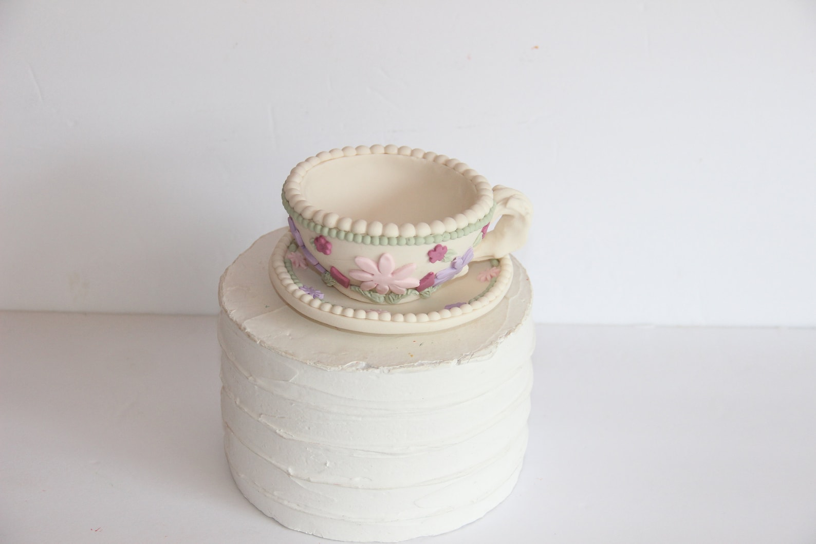 Fondant Tea Cup Cake Topper Tea Party - Etsy