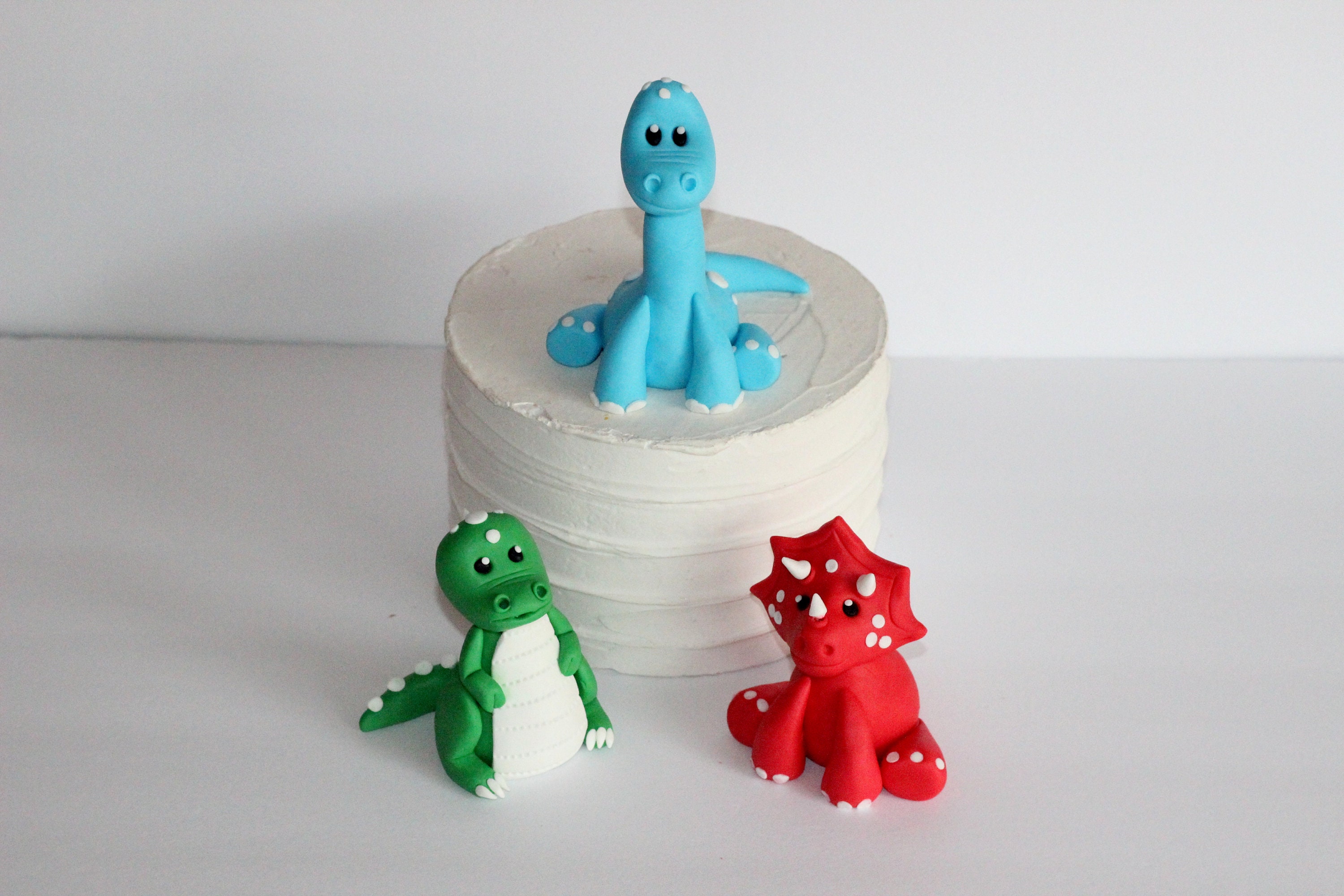 Fondant Dinosaurs Cake Toppers | Etsy