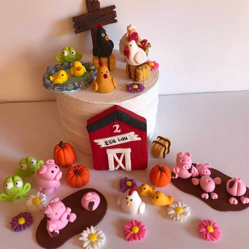 Fondant Farm Animals - Etsy