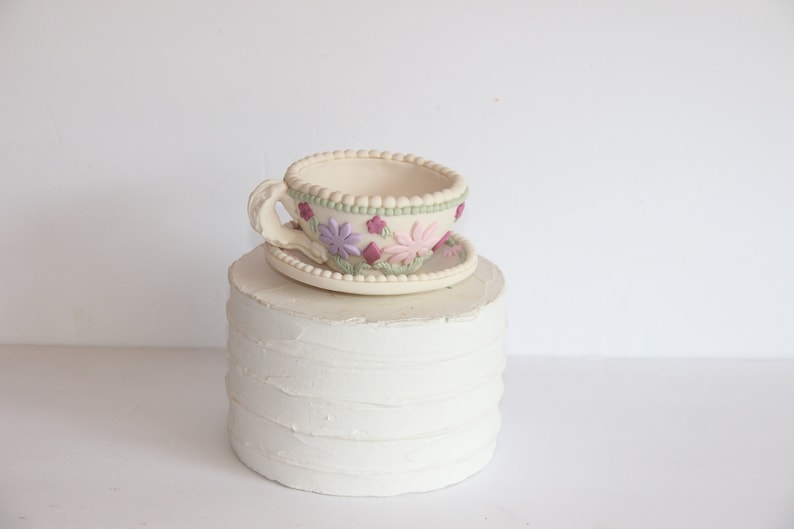 Fondant Tea Cup Cake Topper Tea Party - Etsy