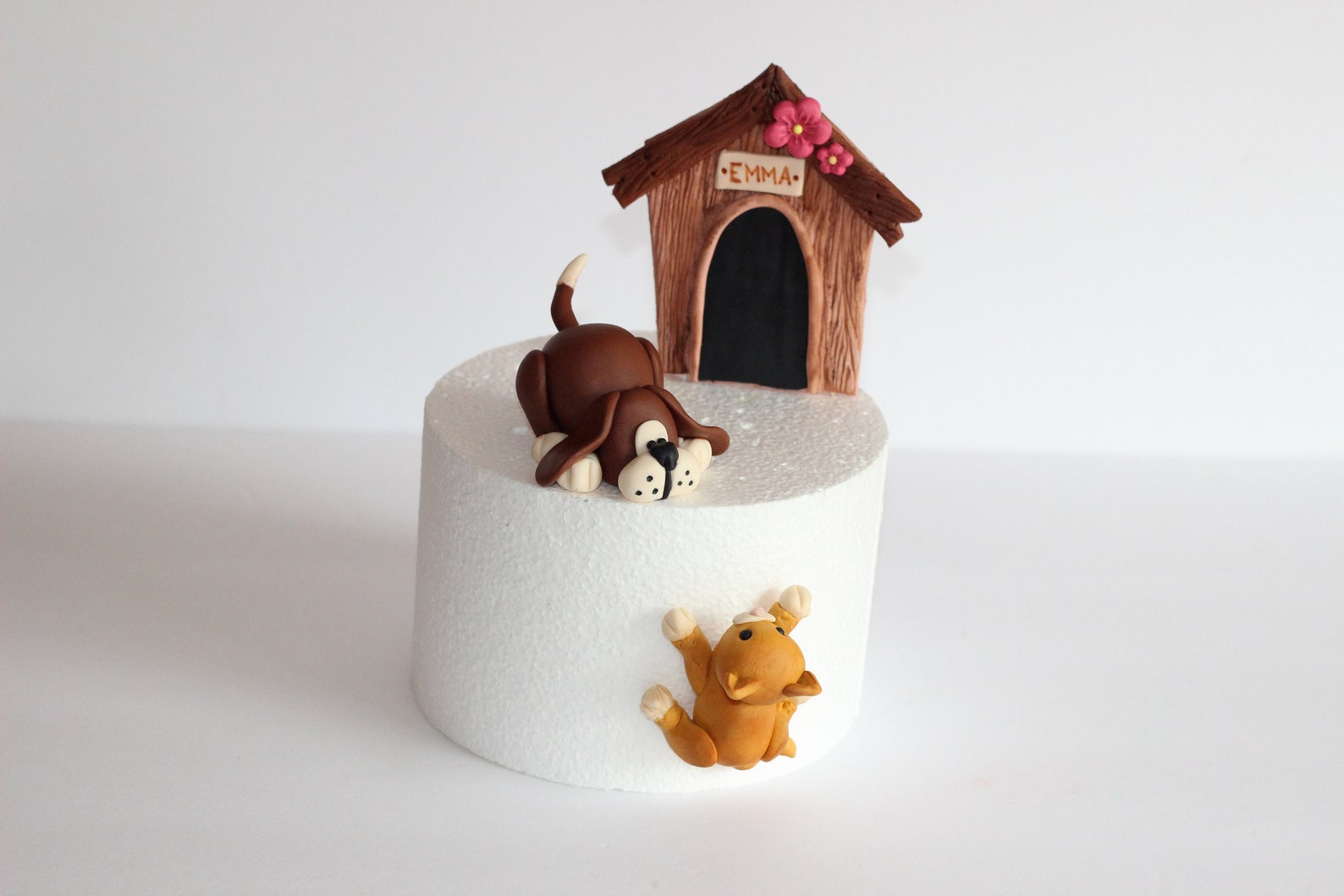 Fondant Dog and Cat Cake Topper Fondant Dog Cake Decoration - Etsy